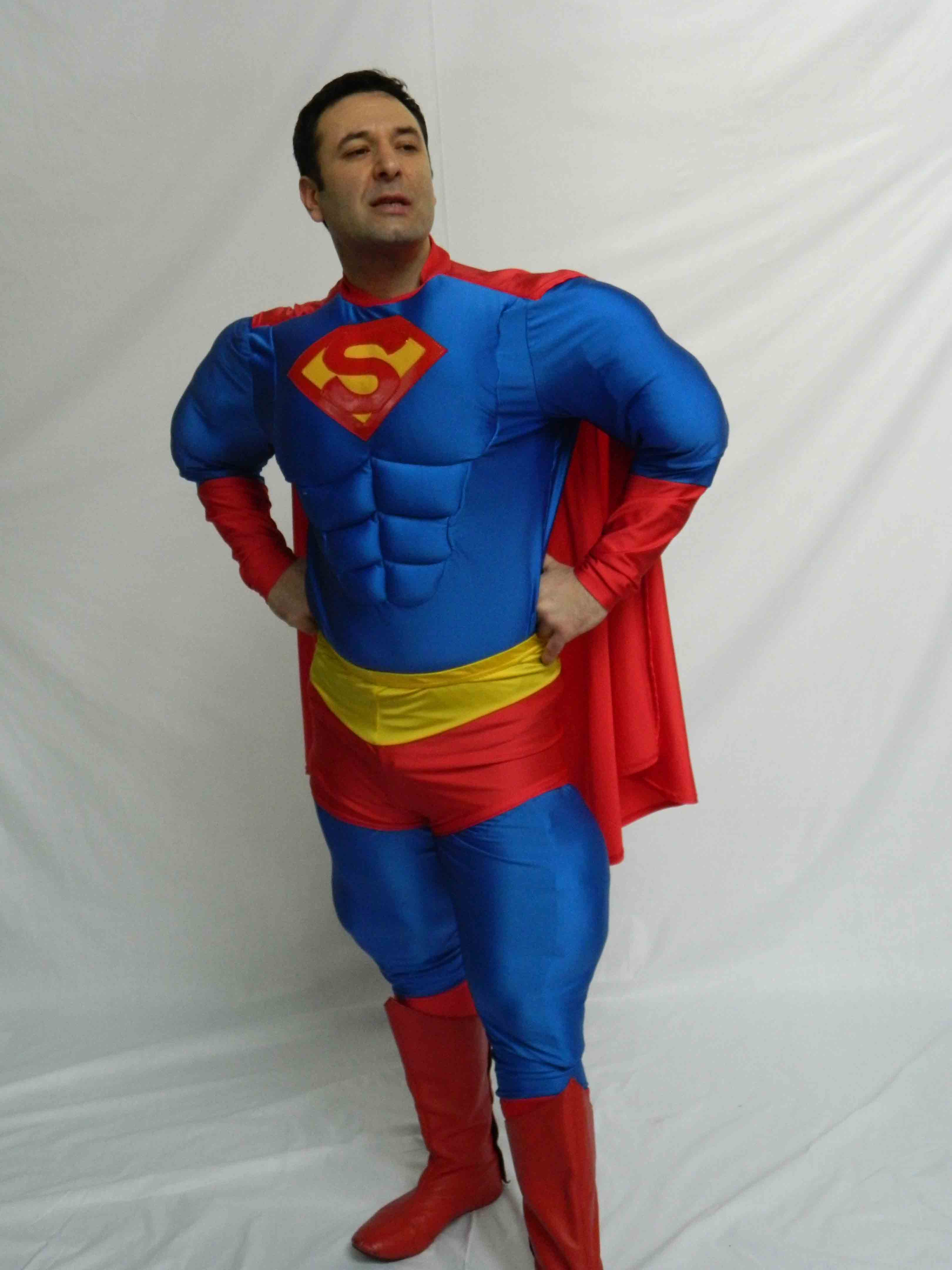 Deluxe Superhero Fancy Dress Costume Hire